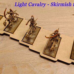 Movement Tray for Light Cavalry (skirmish Formation) - Etsy