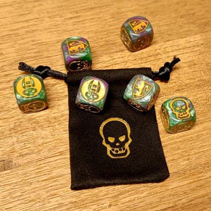 Heroquest Dice Set – Custom Engraved Acrylic Dungeon Crawler Dice - Etsy