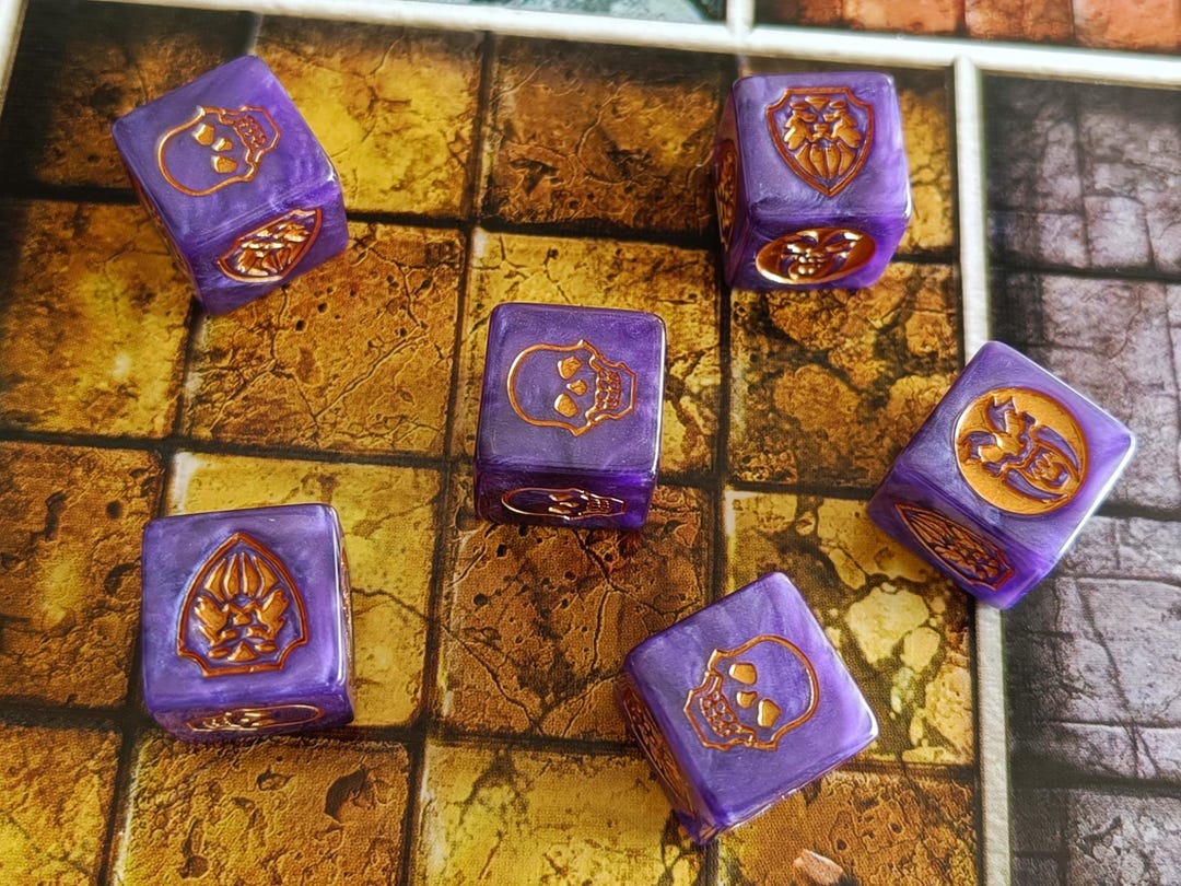 Heroquest - Opaque Dice (modern) - Etsy