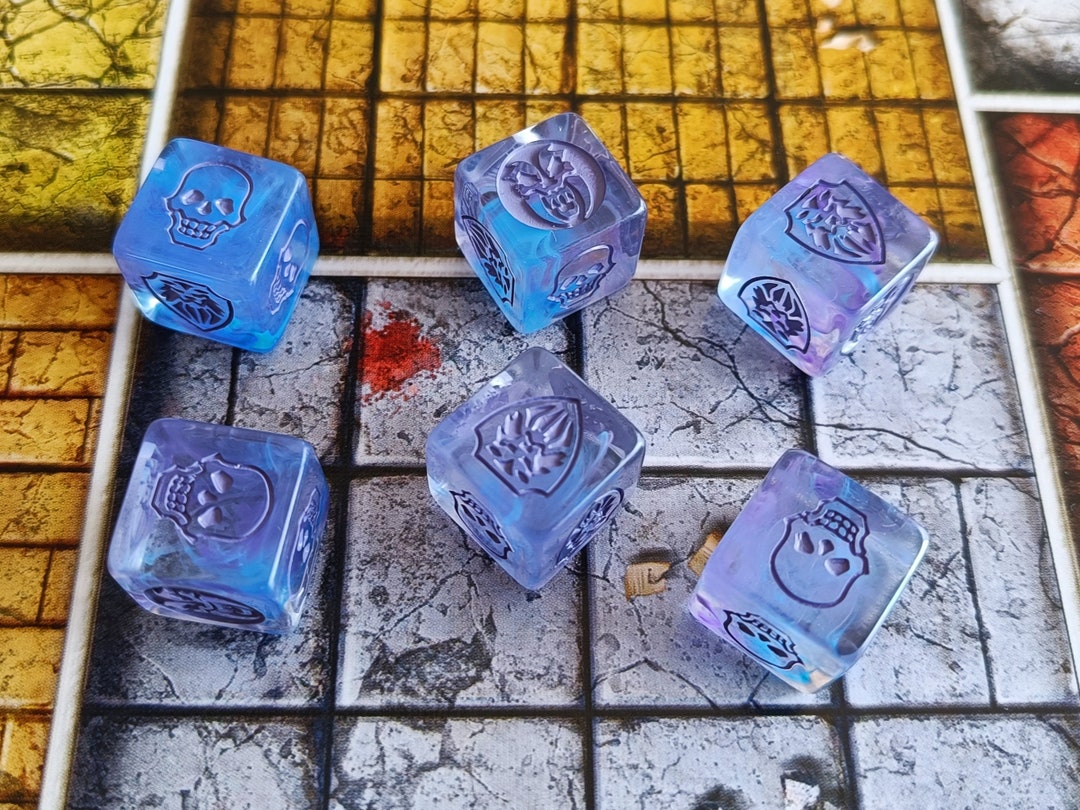 Heroquest - Transparent Dice (modern) - Etsy
