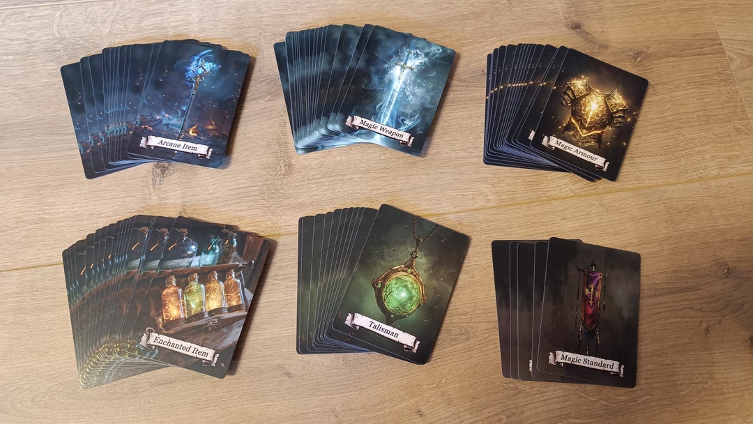 Common Magic Items Custom Reference Cards - Etsy