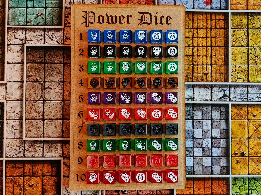 Heroquest Premium Power Dice - Etsy