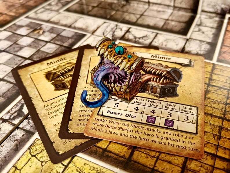Heroquest Mimic Encounter Expansion (power Dice Enabled) - Etsy