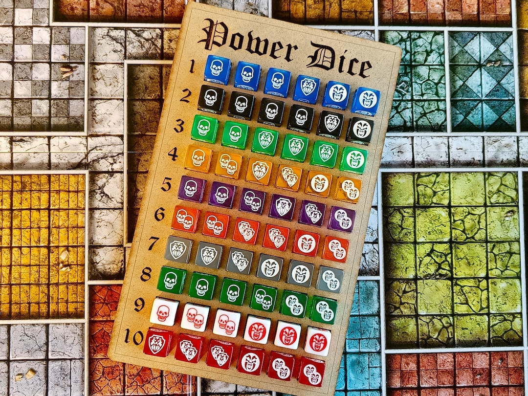 Heroquest - Premium Power Dice - Etsy