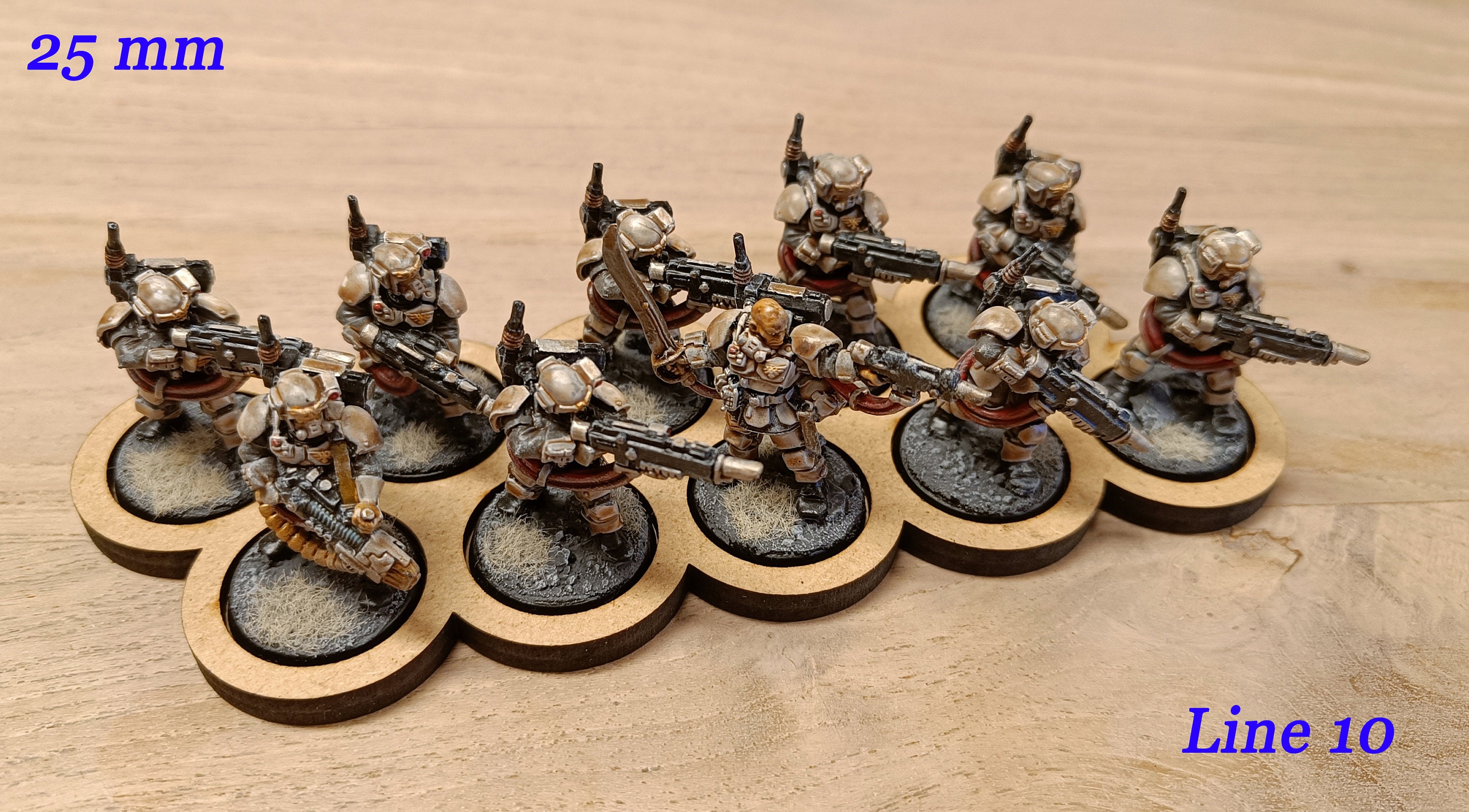 Movement Tray (25mm) for Warhammer 40K or Age of Sigmar - Etsy