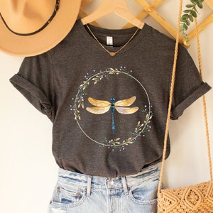 Dragonfly Boho Shirt, Dragonfly Lover T-shirt, SFS0082 - Etsy