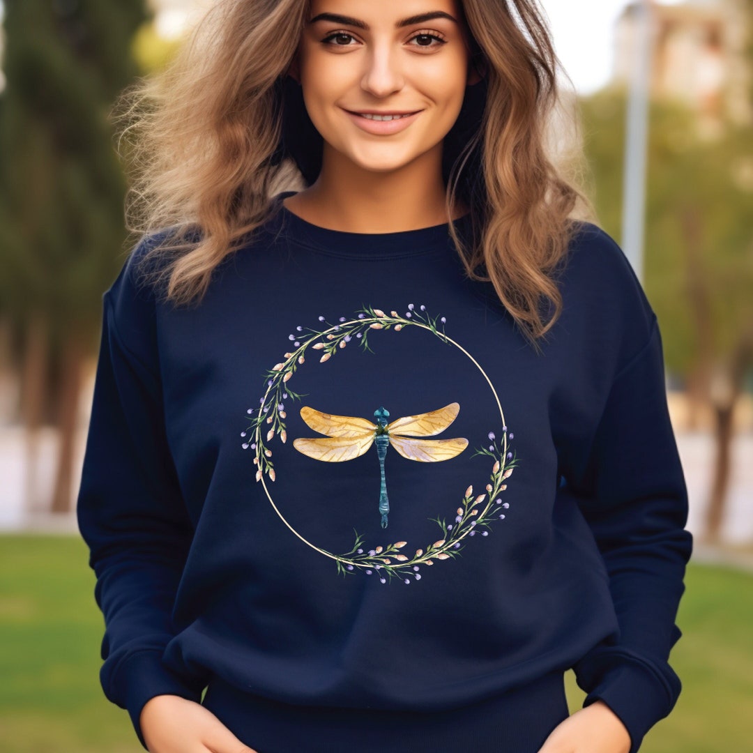 Dragonfly Boho Sweatshirt, Dragonfly Lover Hoodie, SFS0082 - Etsy
