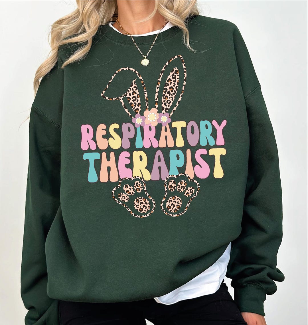 Respiratory Therapist Easter Sweatshirt and Hoodie, Lung Squad Sweater ...