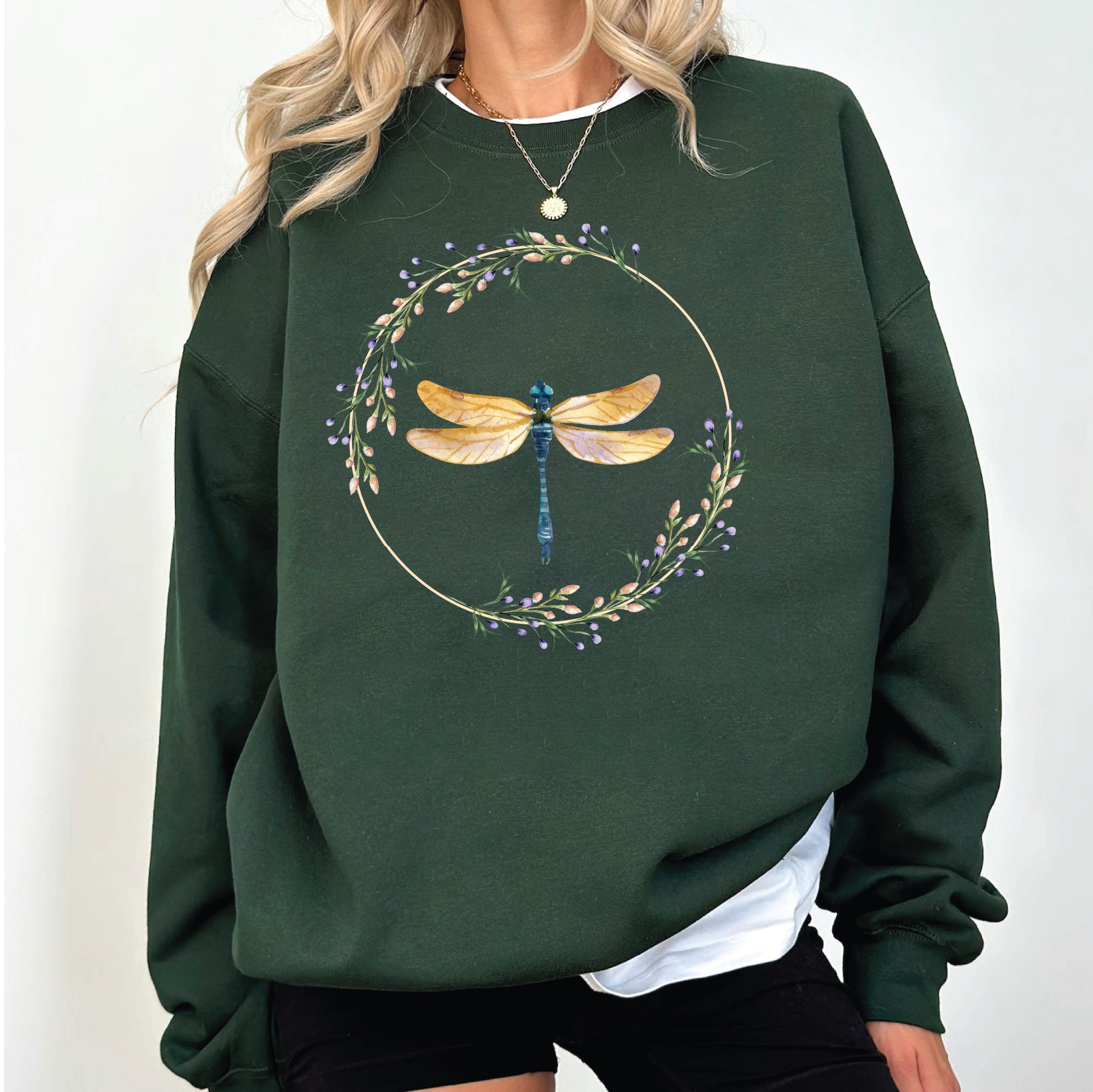 Dragonfly Boho Sweatshirt, Dragonfly Lover Hoodie, SFS0082 - Etsy