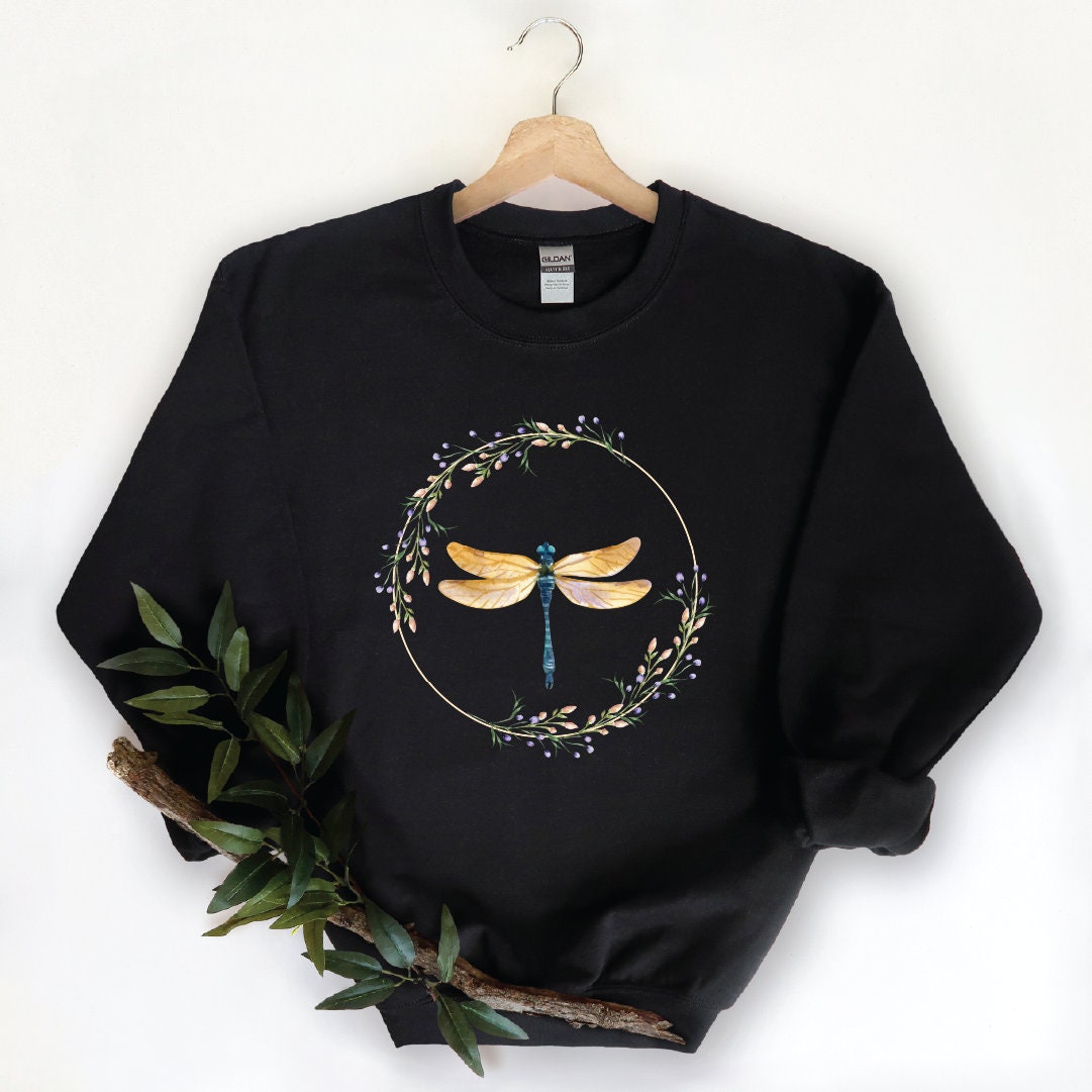 Dragonfly Boho Sweatshirt, Dragonfly Lover Hoodie, SFS0082 - Etsy