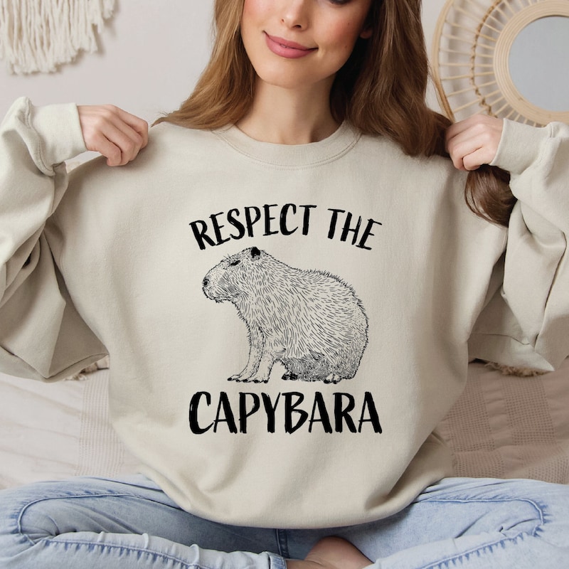 Capybara Hoodies - Etsy