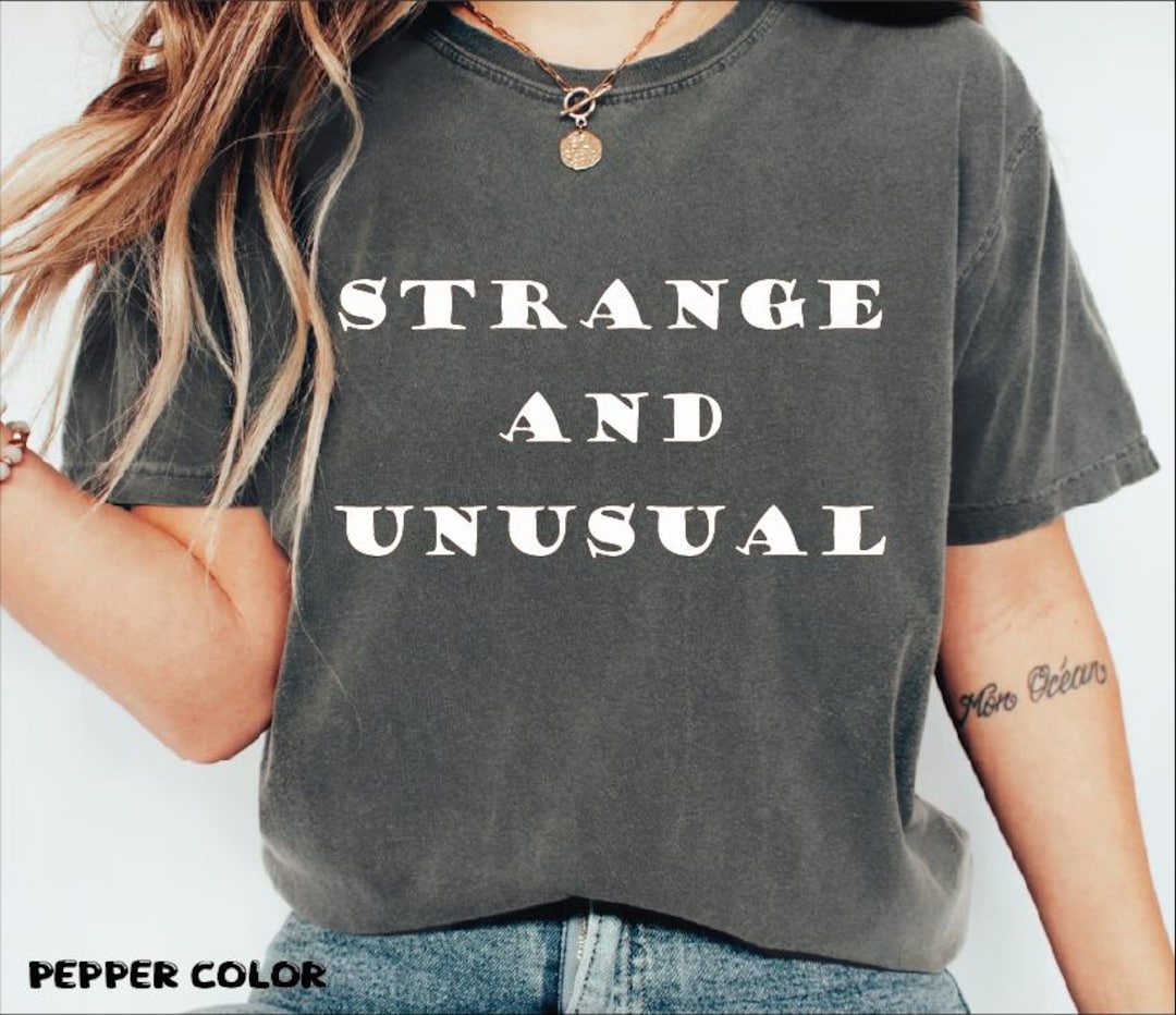 Strange and Unusual T-shirt, Vintage Gothic Rock Shirts, Unisex ...