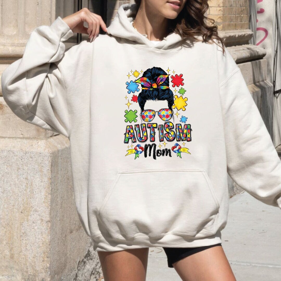Autism Mom Sweatshirt & Hoodie, Autism Sweatshirt, Kindness Autism Love ...