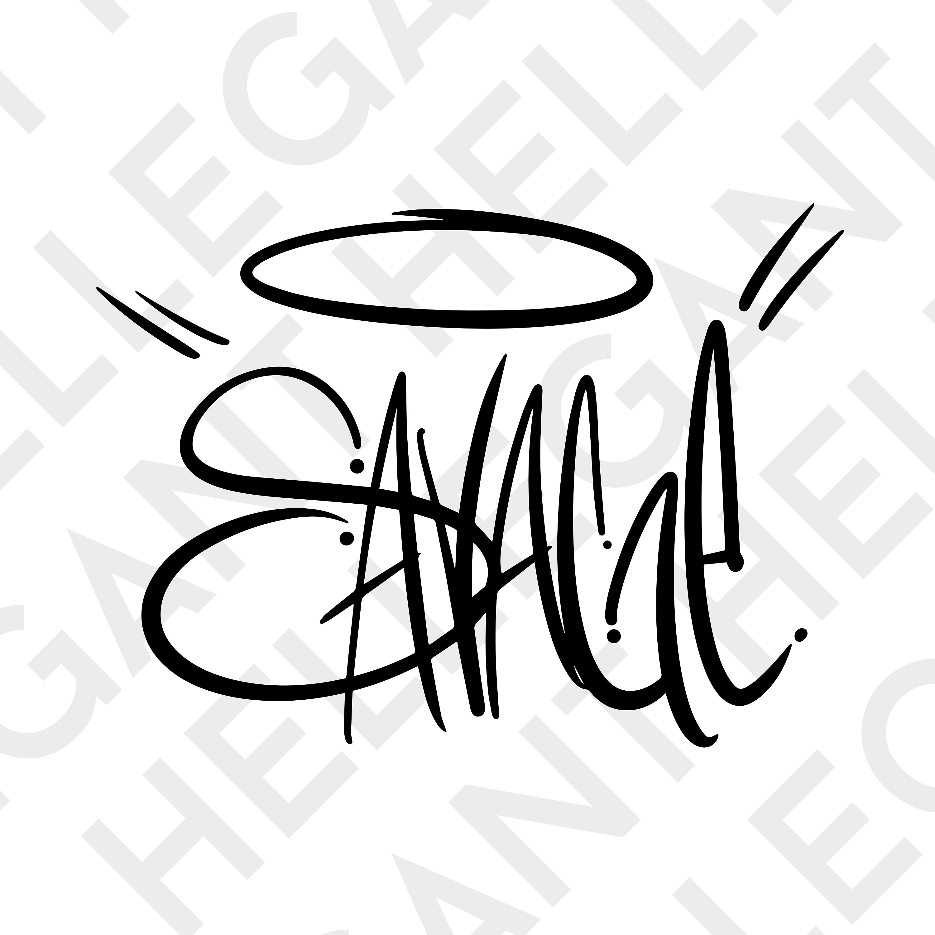 SAVAGE Graffiti Ink Logo Text Graffiti Art Saying Quote SVG, Png, EPS ...