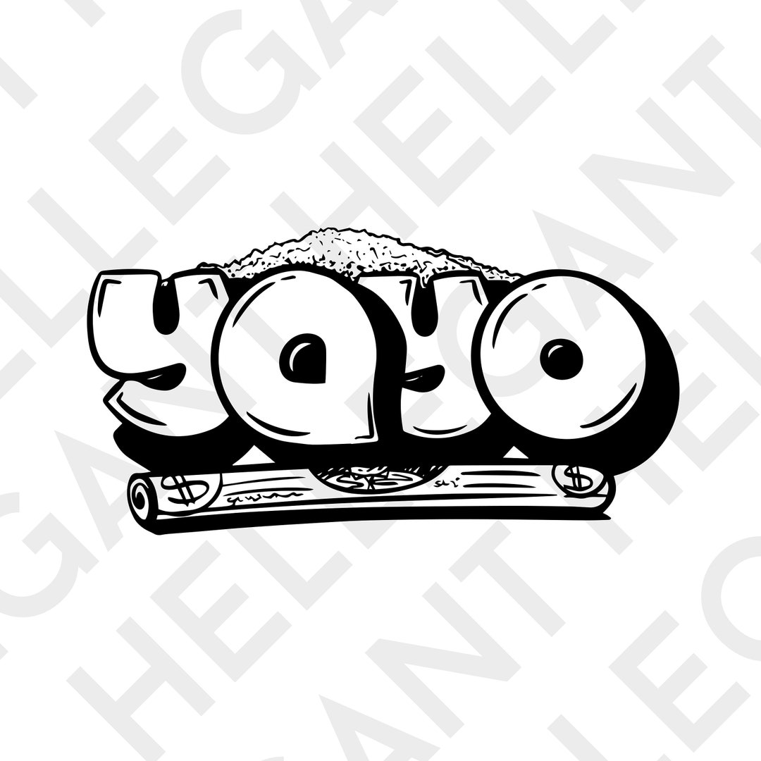 YAYO Cocaine W/ Bill Bubble Graffiti Style Logo Text Saying Quote Art ...