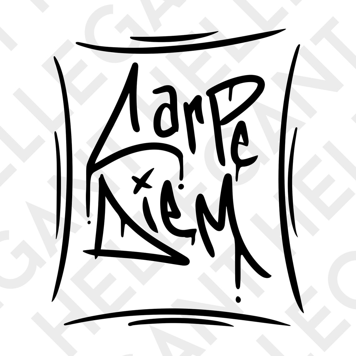 Carpe Diem Seize the Day Graffiti Style Text Saying Quote Art SVG, PNG ...
