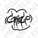 BE KIND Graffiti Ink Logo Text Graffiti Art Saying Quote Svg, Png, EPS ...