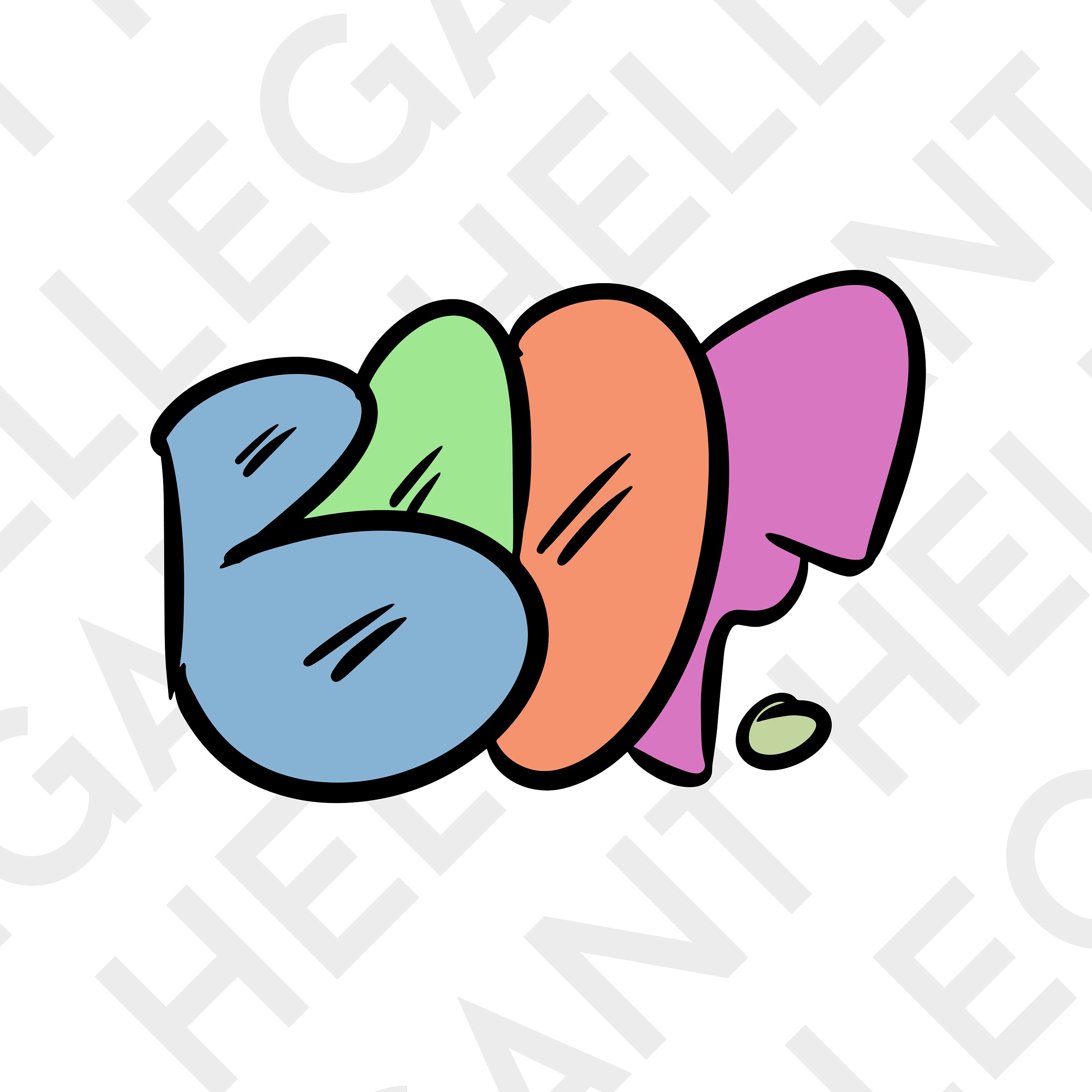 Boof Graffiti Logo Text Art Saying Quote SVG, PNG, EPS - Circuit ...