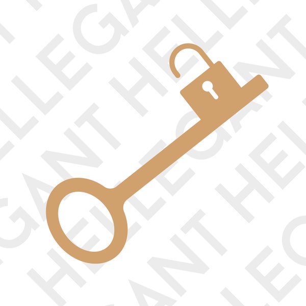 Skeleton Key Lock - Etsy