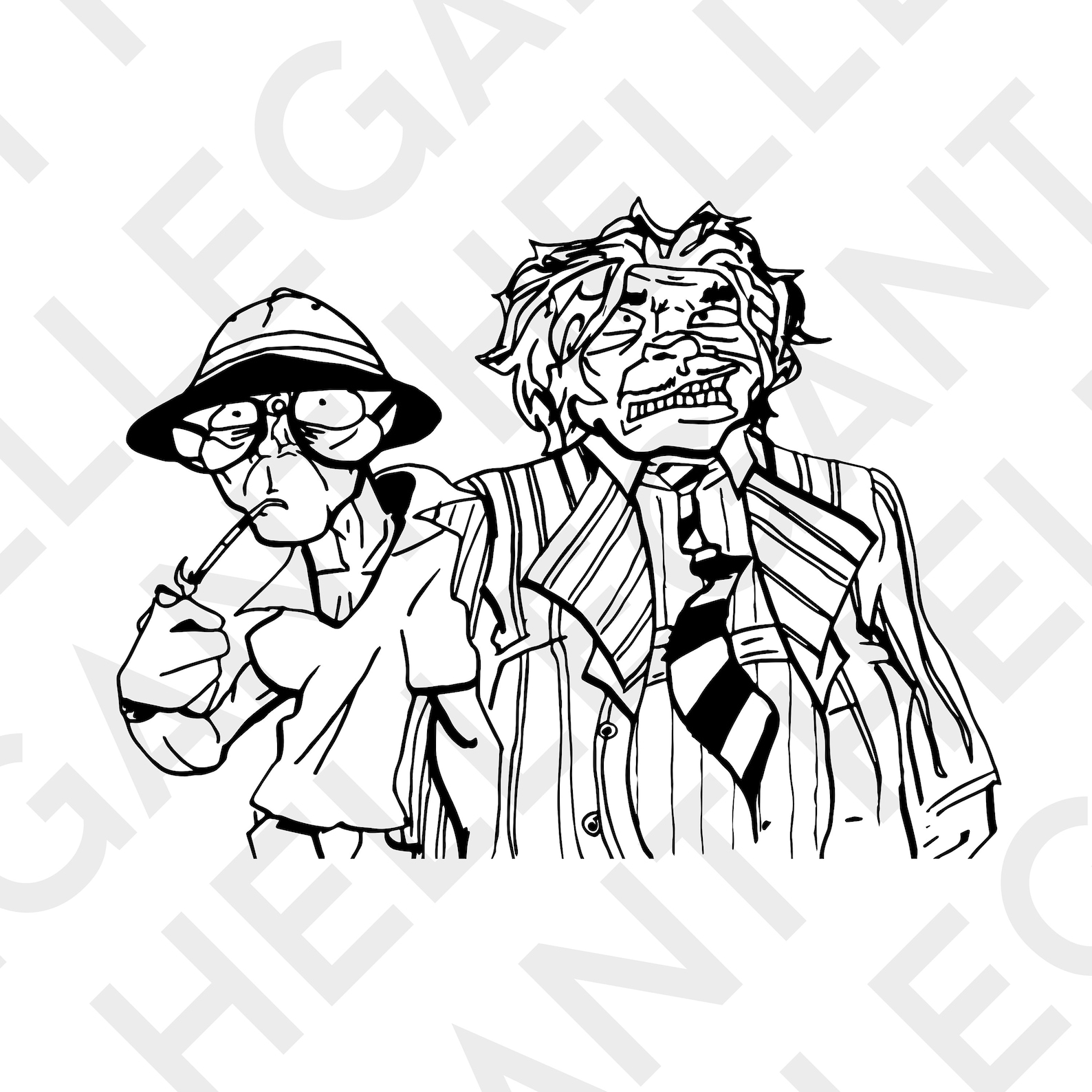 Fear and Loathing Graphic SVG, PNG, EPS Files for Circuit Printing, T ...