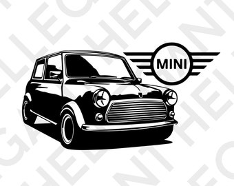 Mini Cooper Clip Art Digital Download Vehicle Illustration Transparent ...