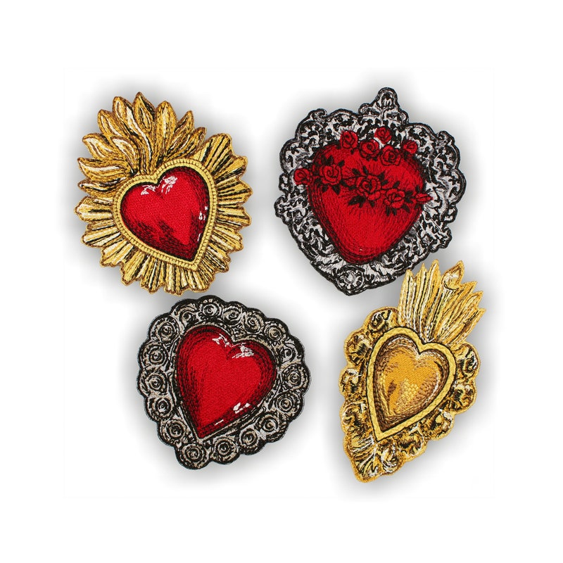 Heart Patches - Etsy