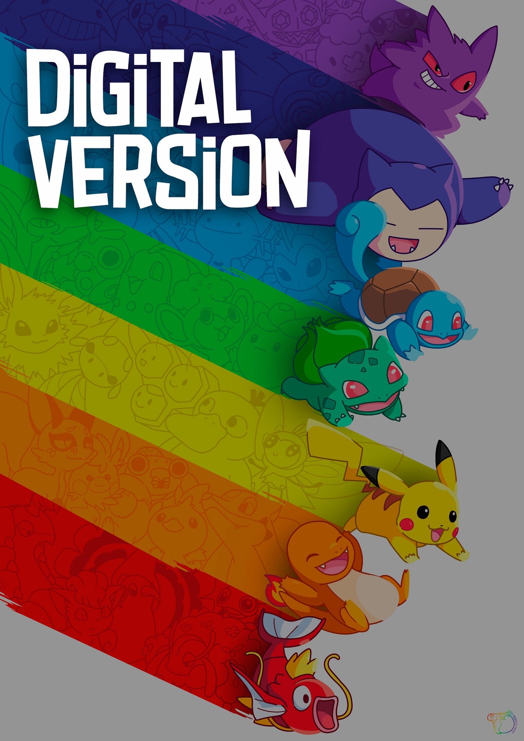 Pride Pokémon Poster (DIGITAL VERSION) - Etsy
