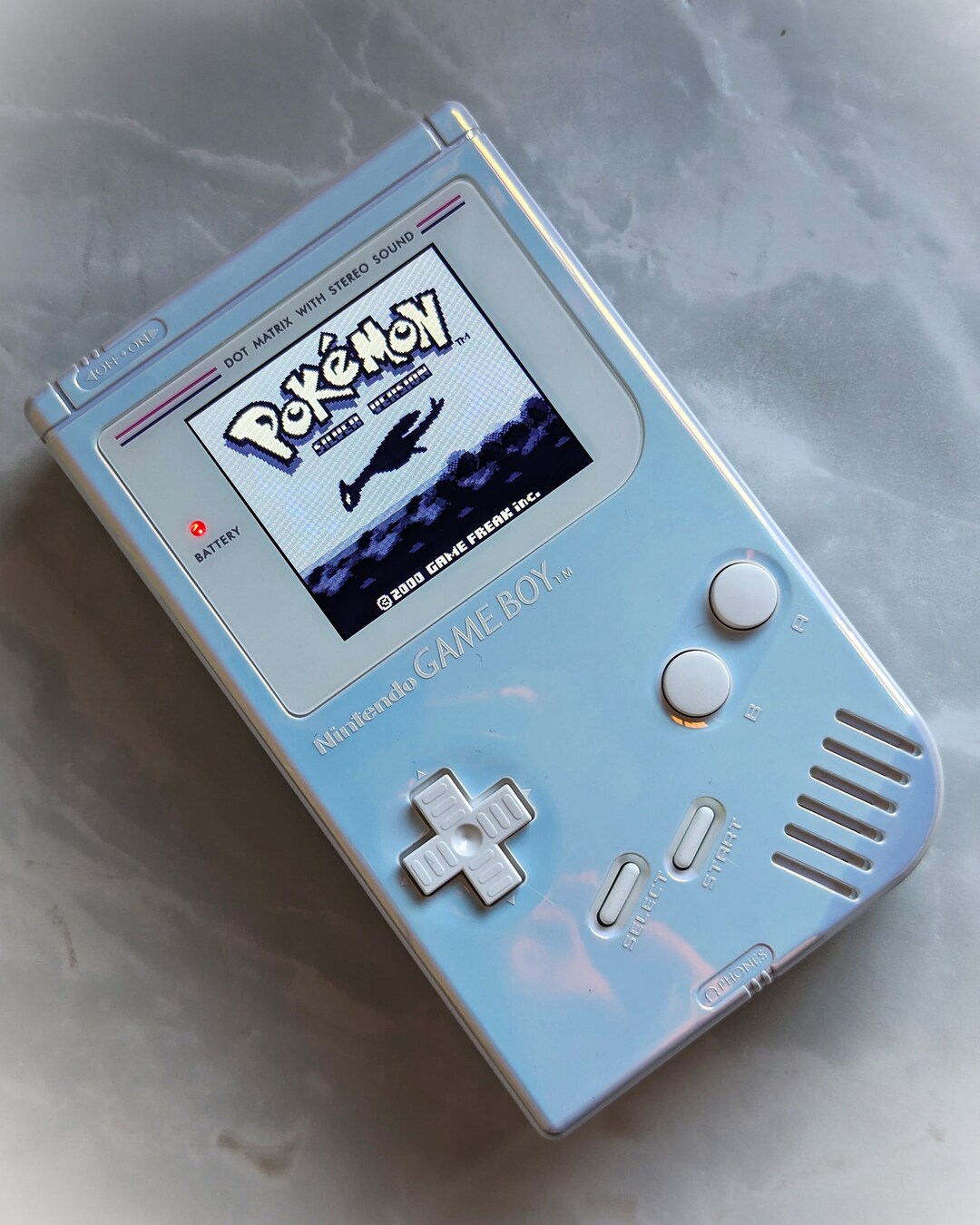 Modded Nintendo Gameboy Retro Revived DMG Backlit IPS 7 Custom Pallets ...