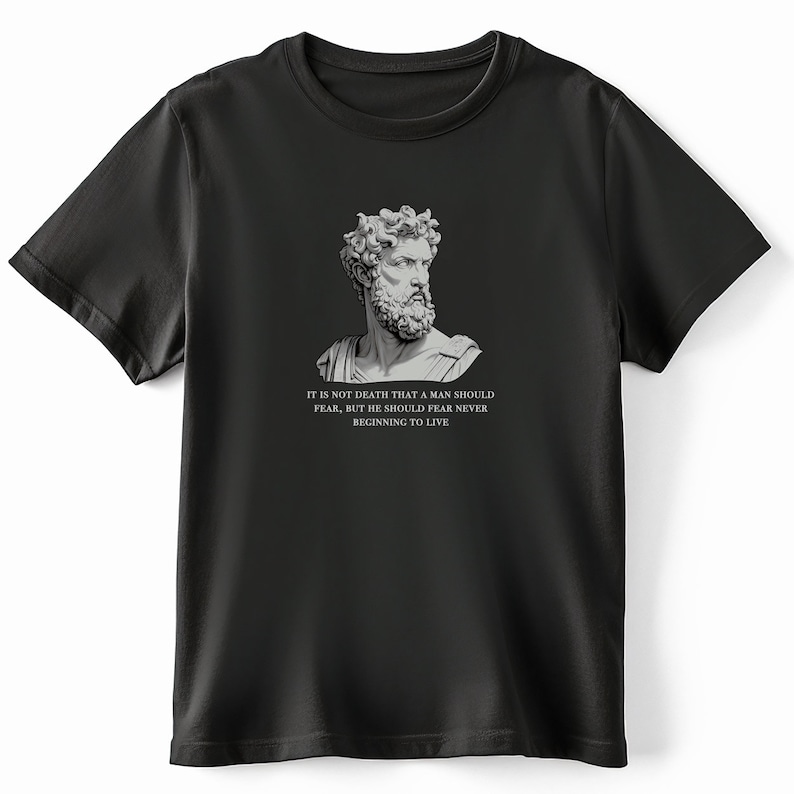 Marcus Aurelius Shirt Philosophy Shirt Historical T-shirt Quote Print ...