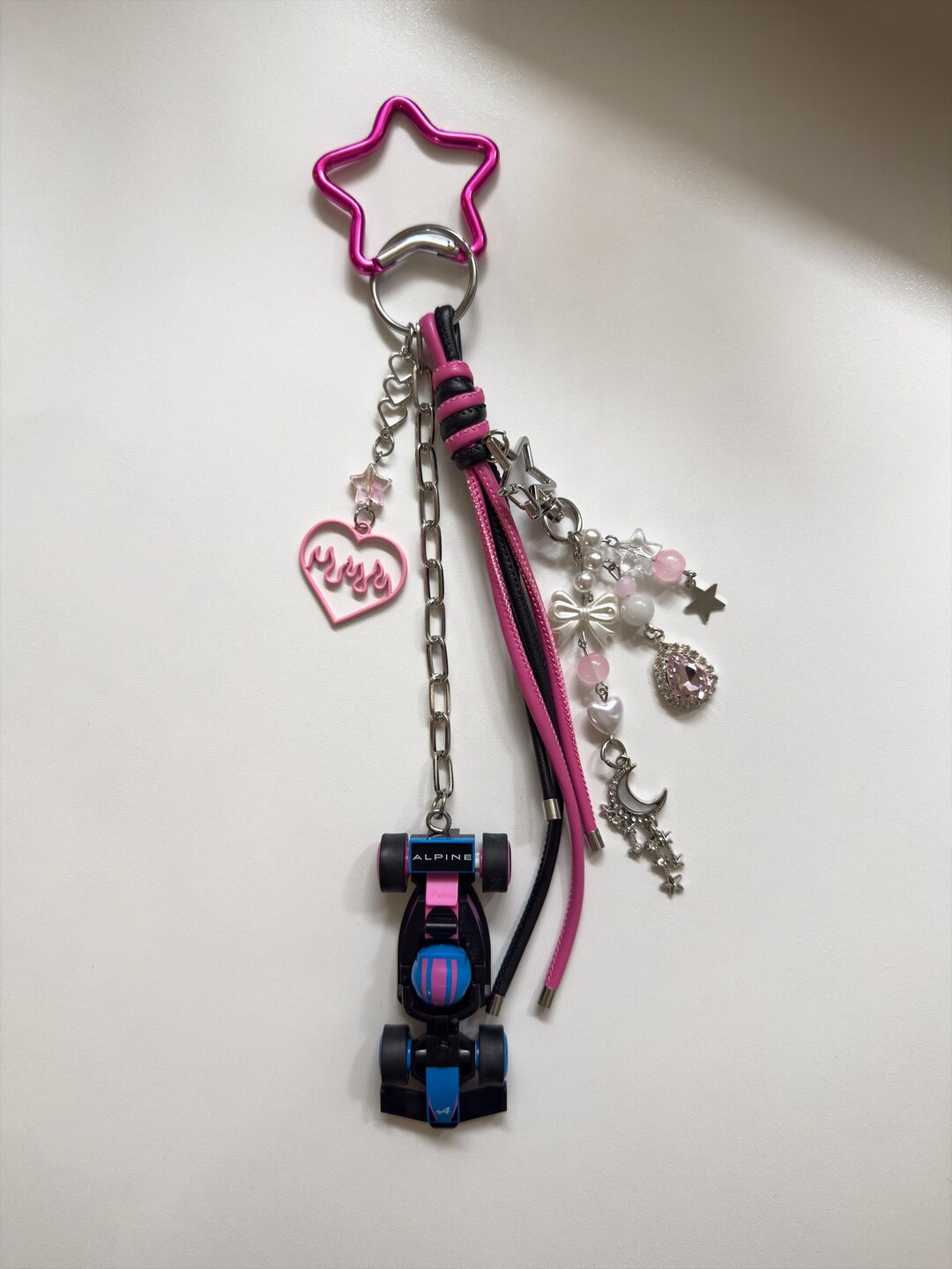 Alpine Coquette Formula 1 Mini Lego Bag Charm Keychain - Etsy