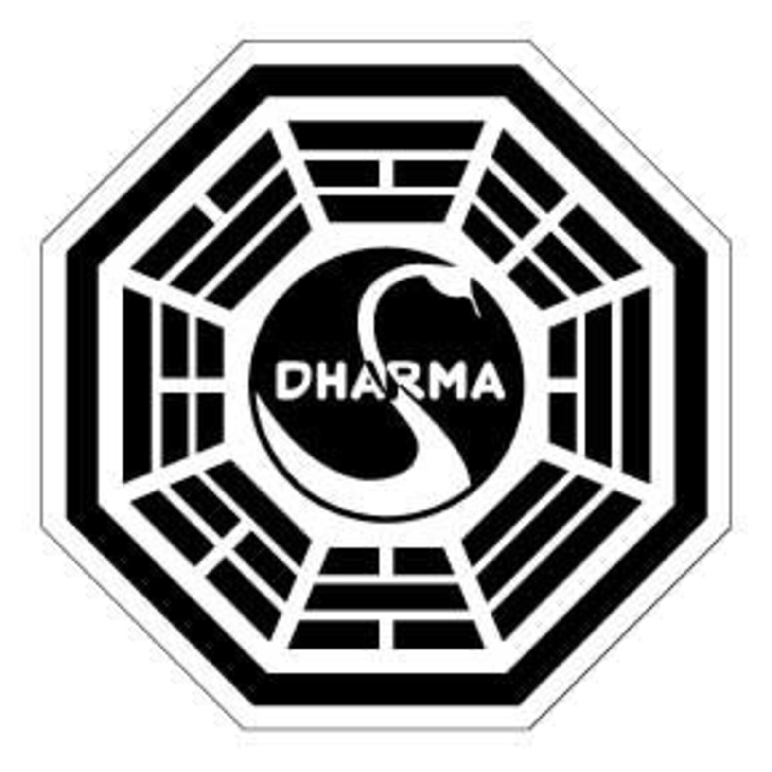 Sticker Lost Big Dharma Die-cut Sticker Printable Sticker - Etsy