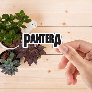 Pantera, Pantera Sticker, Retro, Vintage, Classic, Laptop Sticker, Stickers, Water Bottle ...