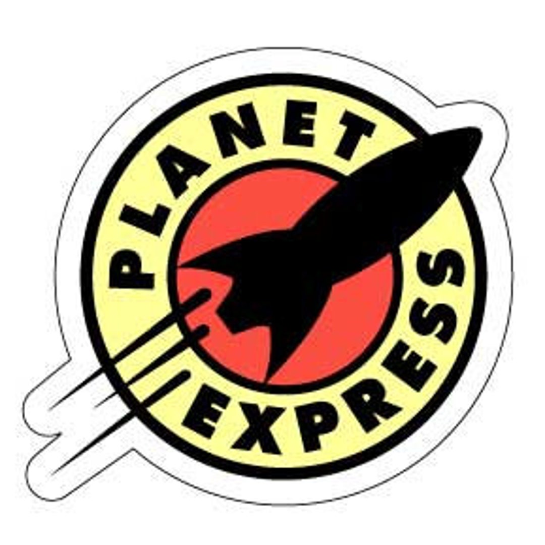 Sticker, Futurama, Planet Express, Nerd, Printable Sticker, Laptop ...