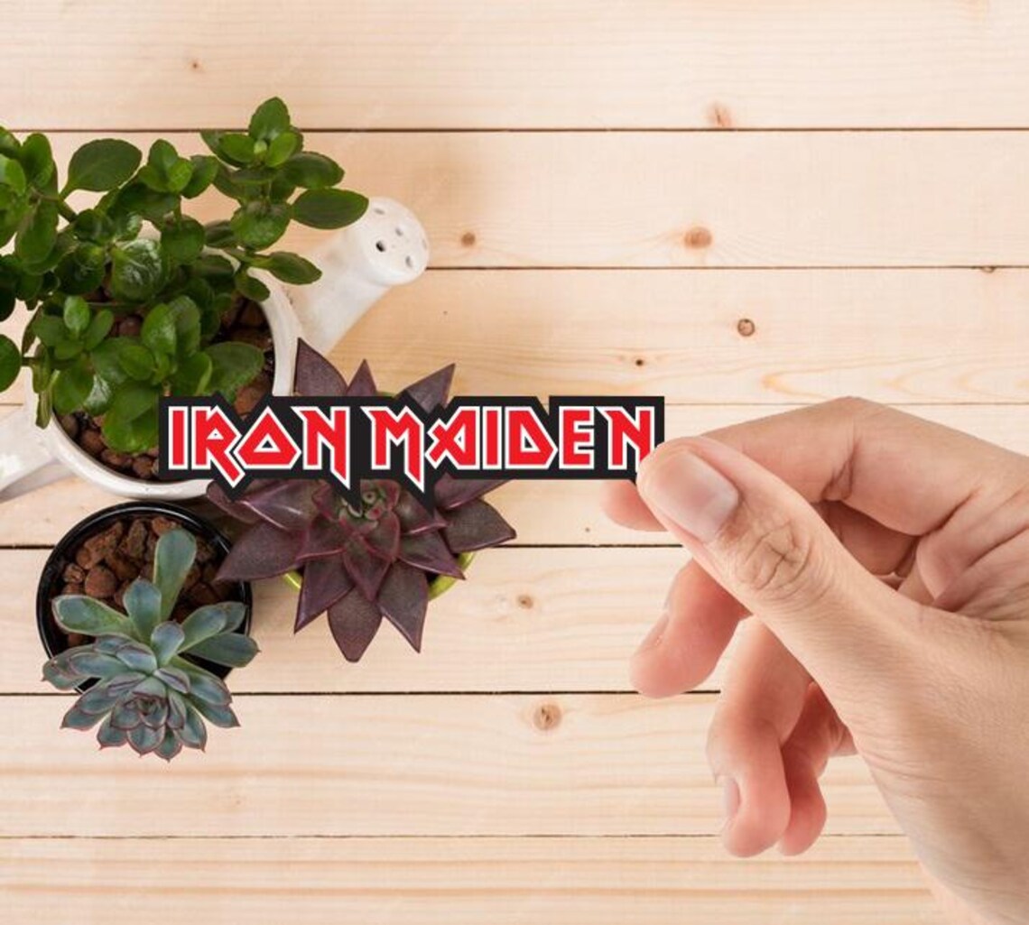 Iron Maiden, Iron Maiden Sticker, Printable Sticker, Laptop Sticker ...