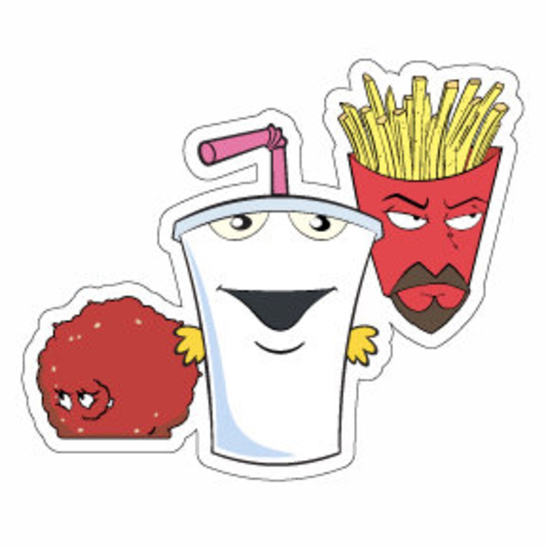 Sticker, Aqua Teen Hunger Force, Meatwad, Frylock, Shake, Meat, Wad ...