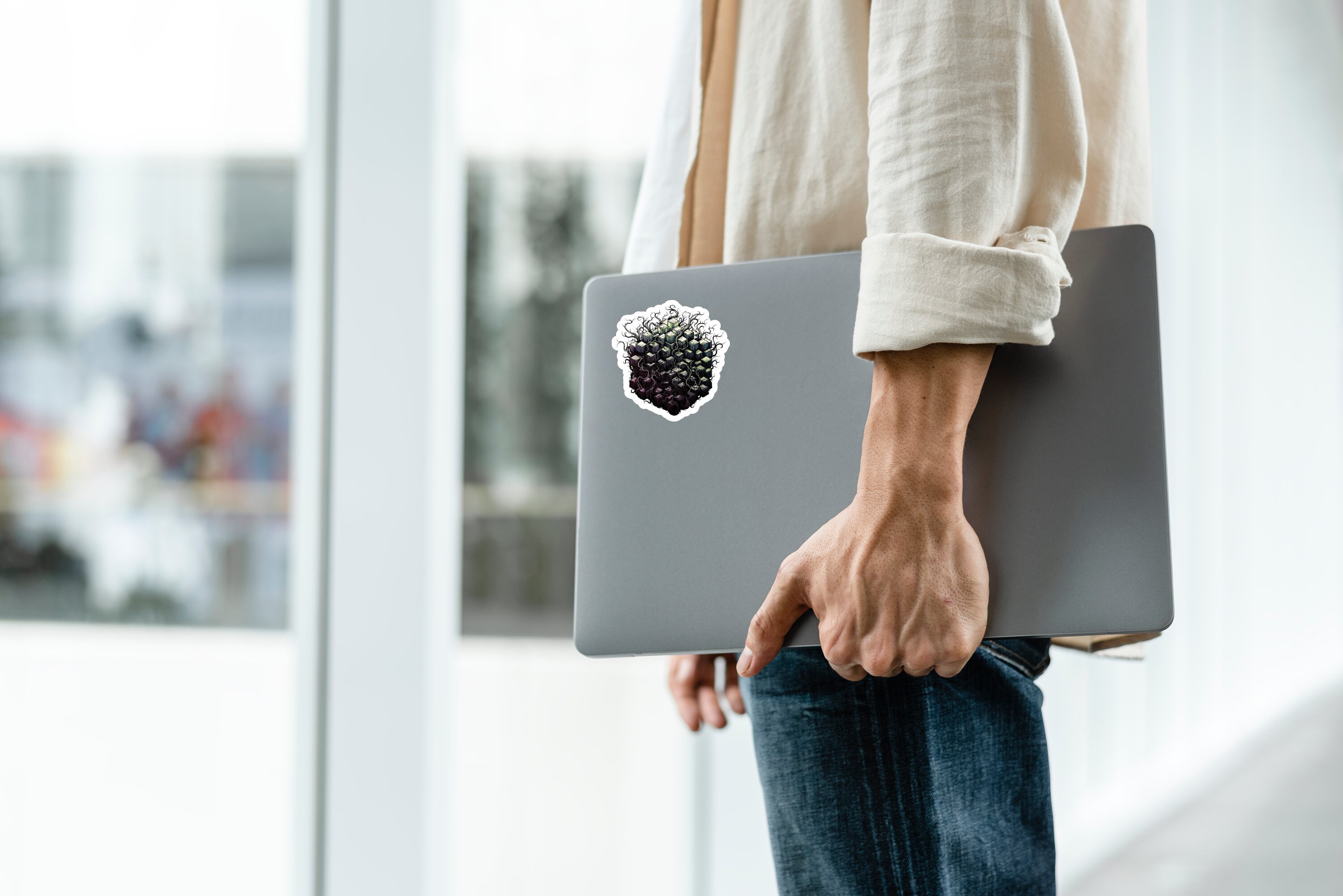 Tesseract, Tesseract Band, Tesseract Sticker, Printable Sticker, Laptop ...