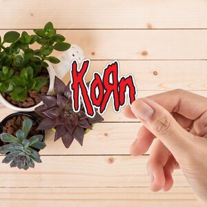 Korn, Korn Band, Korn Sticker, Retro, Vintage, Classic, Laptop Sticker ...