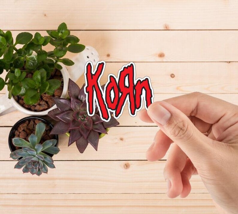 Korn, Korn Band, Korn Sticker, Retro, Vintage, Classic, Laptop Sticker ...