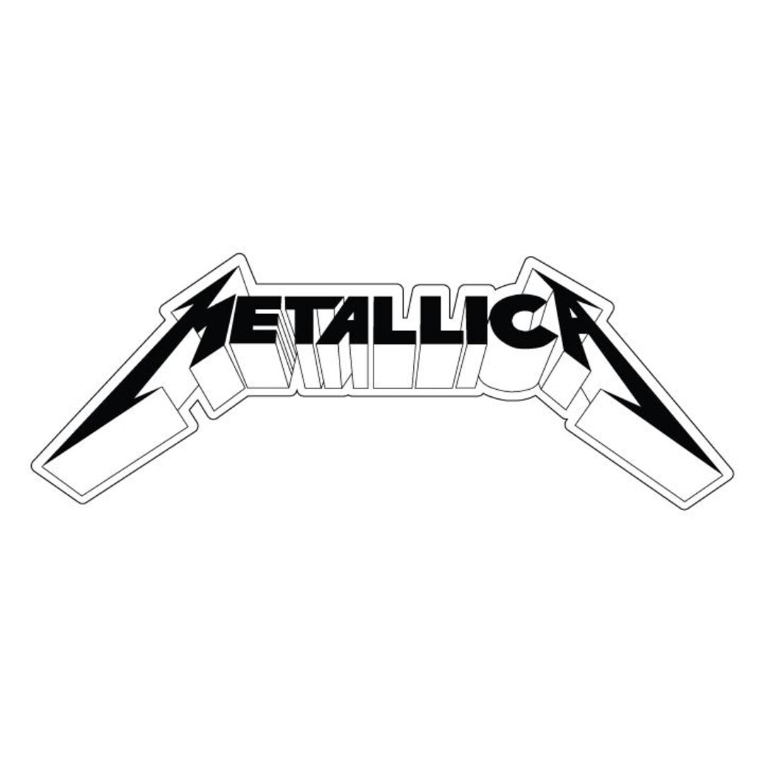 Metallica Sticker, James, Lars, Metallica, Printable Sticker, Laptop ...