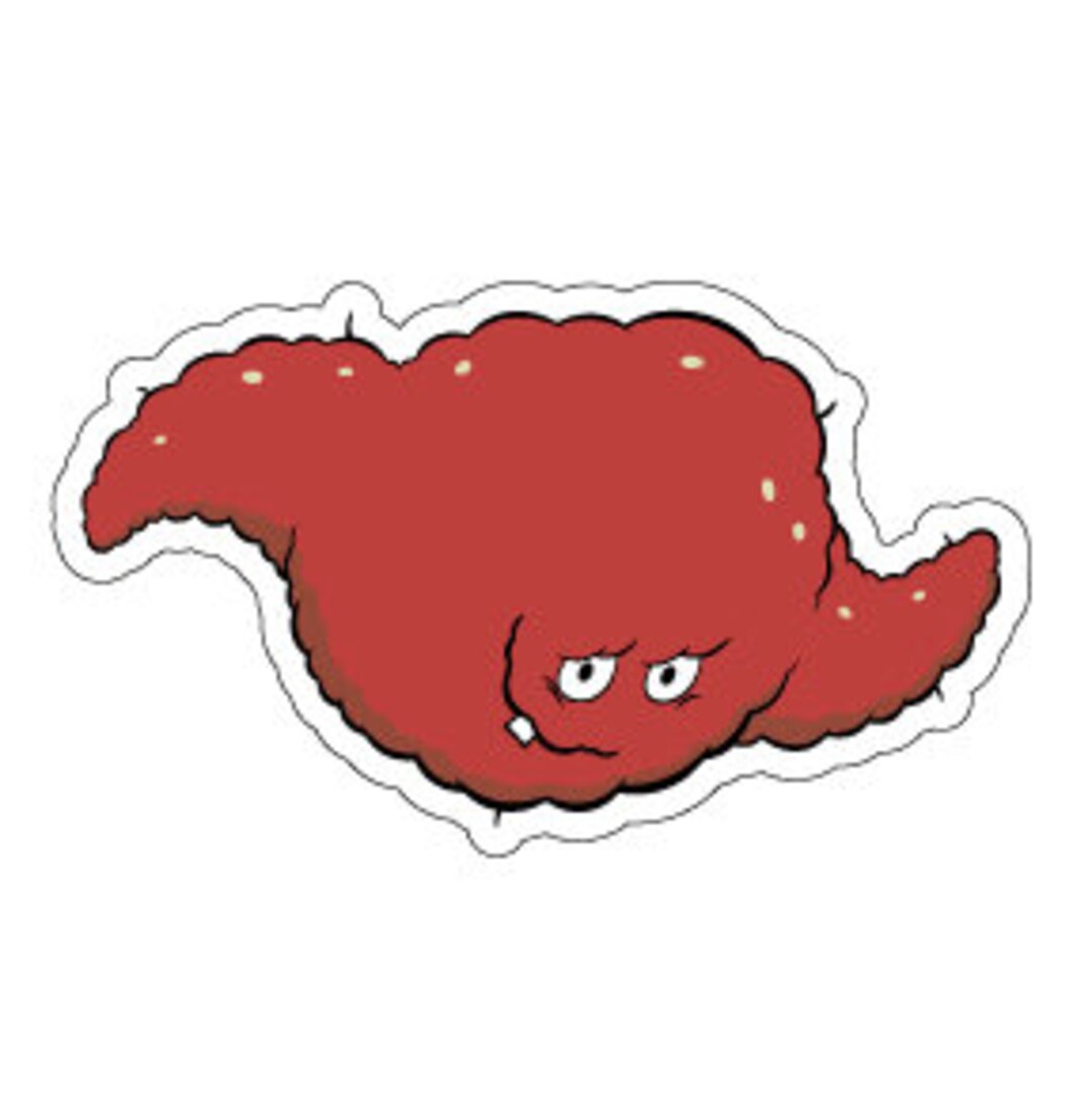 Sticker, Aqua Teen Hunger Force, Meatwad, Meat, Wad, Die-cut Sticker ...