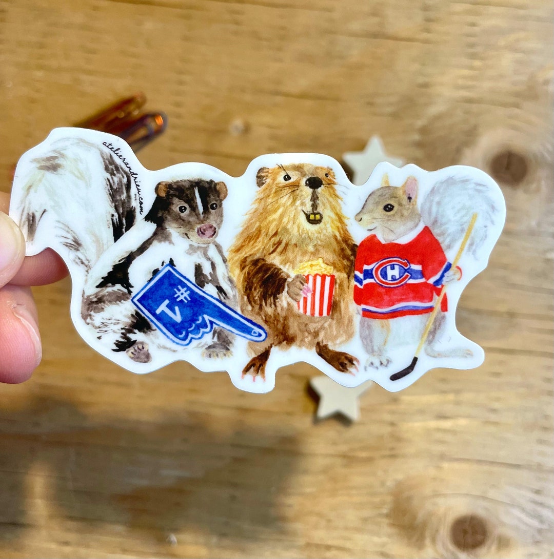 Montreal Canadiens Supporters Sticker, 3 Montreal Hockey Supporters ...