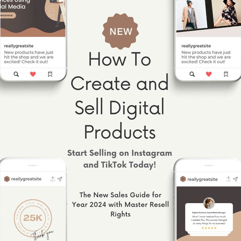How to Create and Sell Digital Products. A Done for You Content ...
