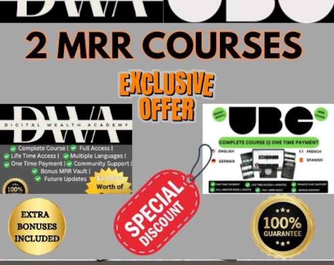The Ultimate DWA Remastered Full Course With MRR/PLR and 100% Profits ...