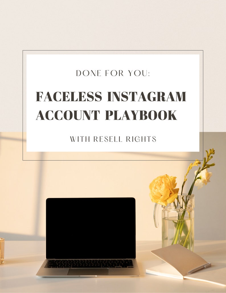 Faceless Digital Marketing Guide - Playbook for Faceless Instagram ...