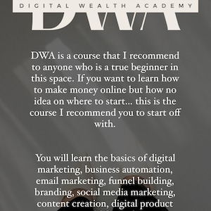 Digital Wealth Academy, DWA Remastered Vol 1 and Vol 2, DWA Full Course With Master Resell ...