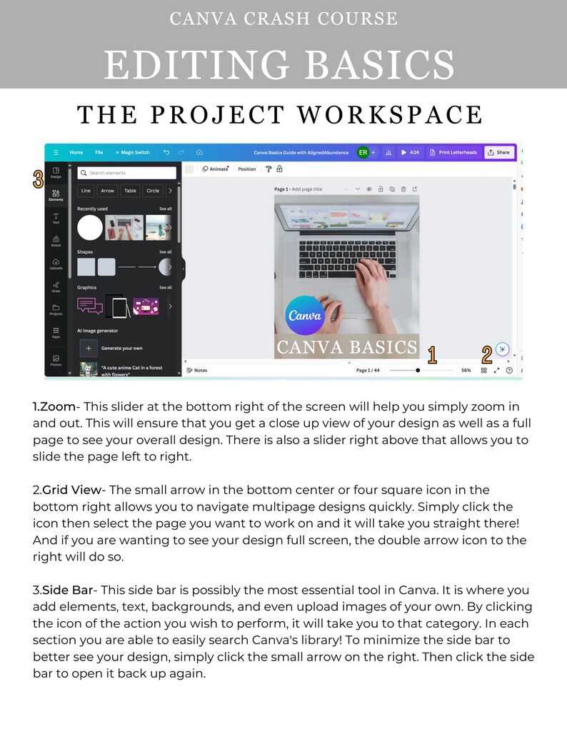 Canva Crash Course: A Beginner's Guide to Creativity and Mastery in Canva. Learn the Basics and ...