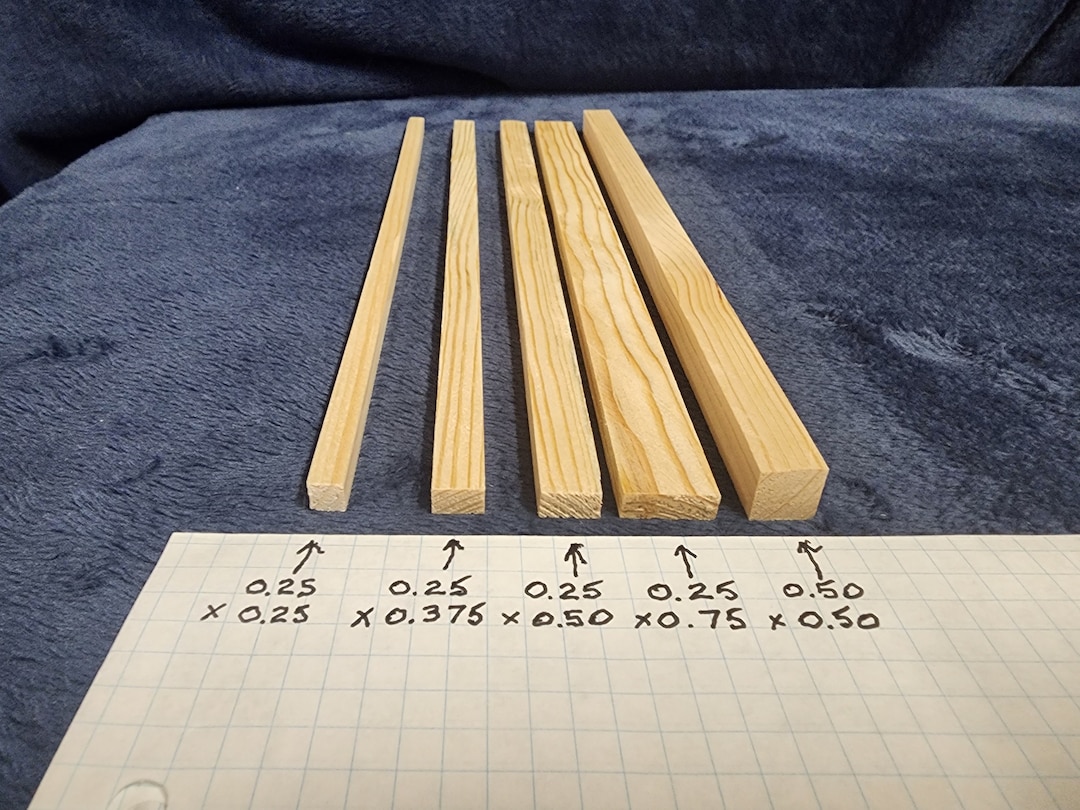 Mini Wood Lumber 1/8 Scale - Etsy