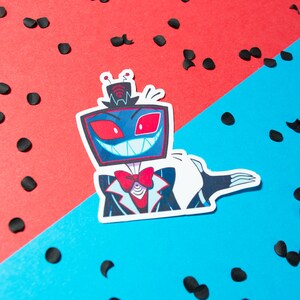 Vinyl Sticker Hazbin Hotel Vox TV Demon - Etsy