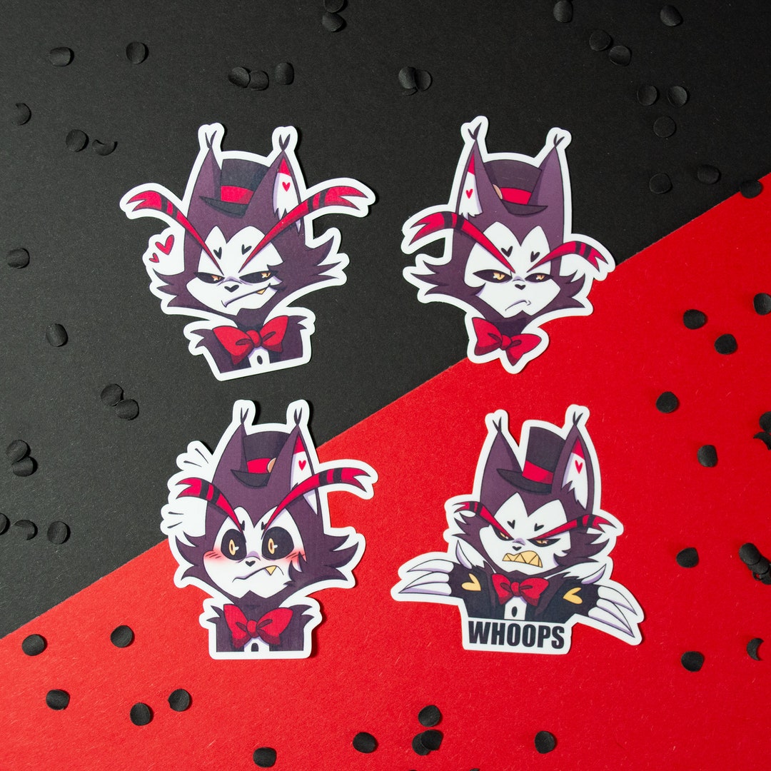 Vinyl Sticker Hazbin Hotel Husk - Etsy