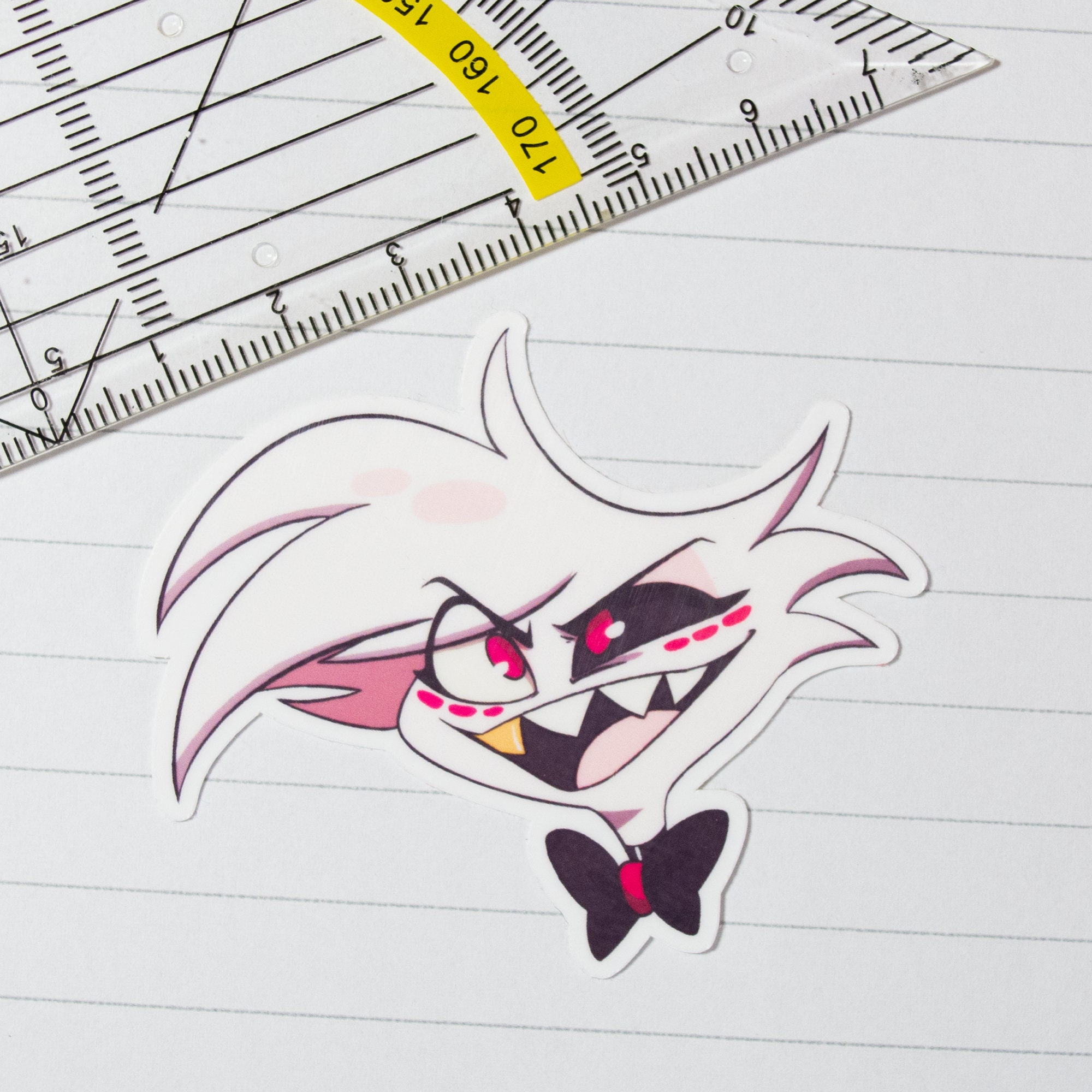 Vinyl Sticker Hazbin Hotel Angel Dust - Etsy